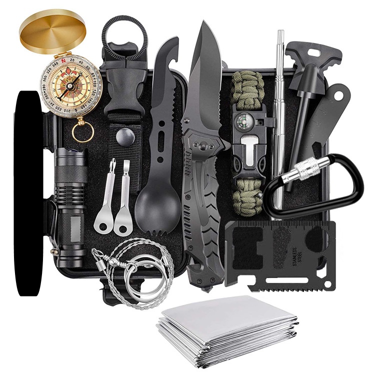 Wholesale B8 outdoor tactical gear emergency tools disaster kit first ...