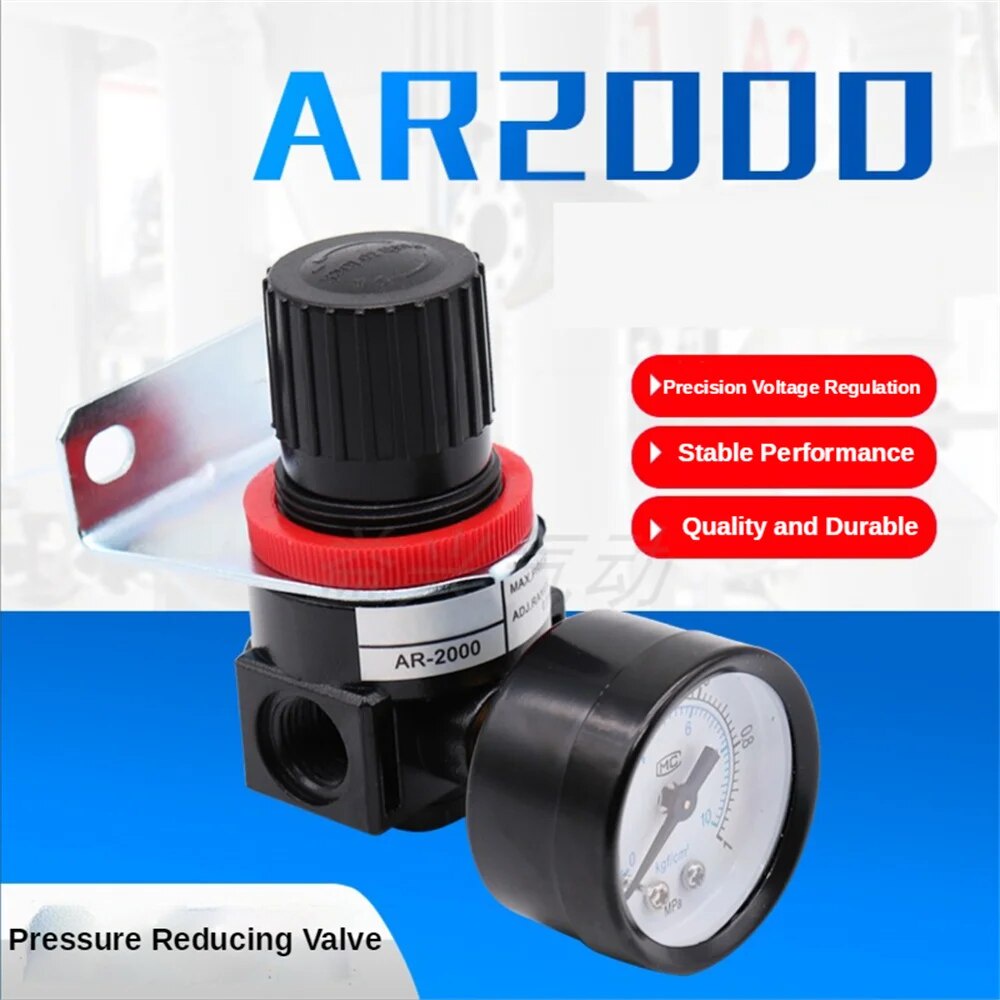 Pneumatic adjustable air regulating valve Pressure reducing valve Air ...