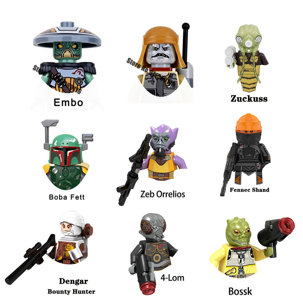 Disney Bounty Hunter Zuckuss Zeb Orrelios Building Blocks M-OC Hunter ...