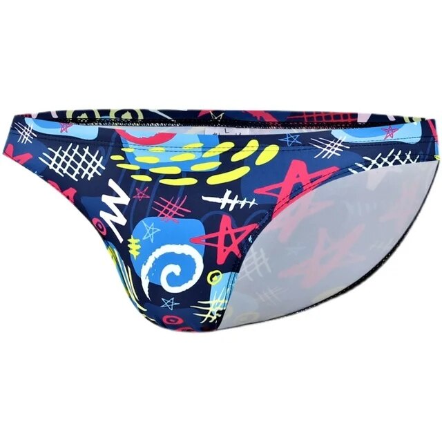 18e G43 2022 New Summer Sexy Tight Low Waist Men Swimwear Pool Bikinis