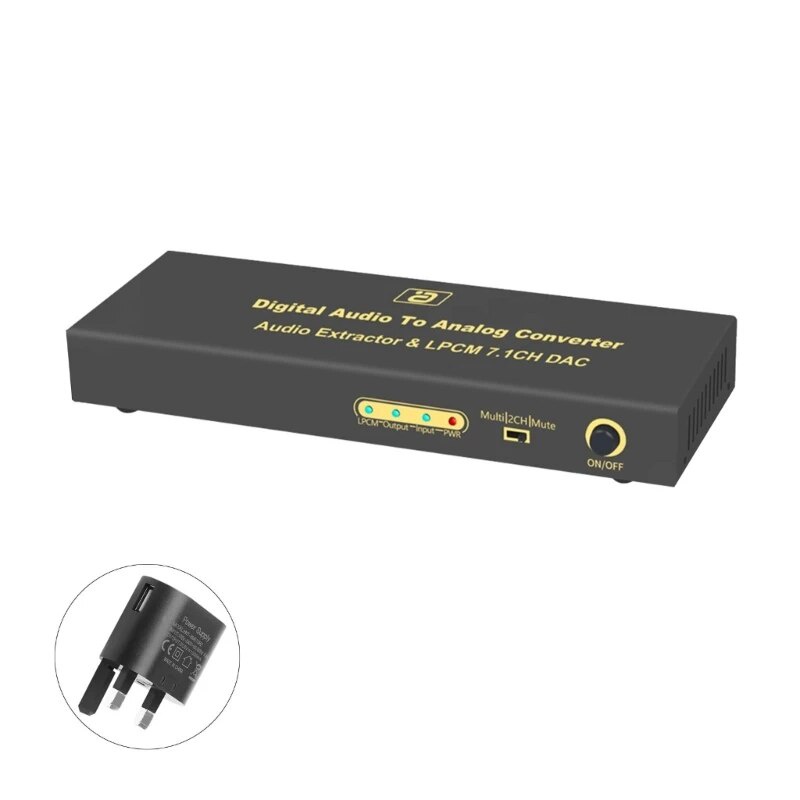 69v Ofbk Hd370 Dac Optical Spdif Rac Digital To Analog Converter Extractor 71ch Lpcm Dac 24b