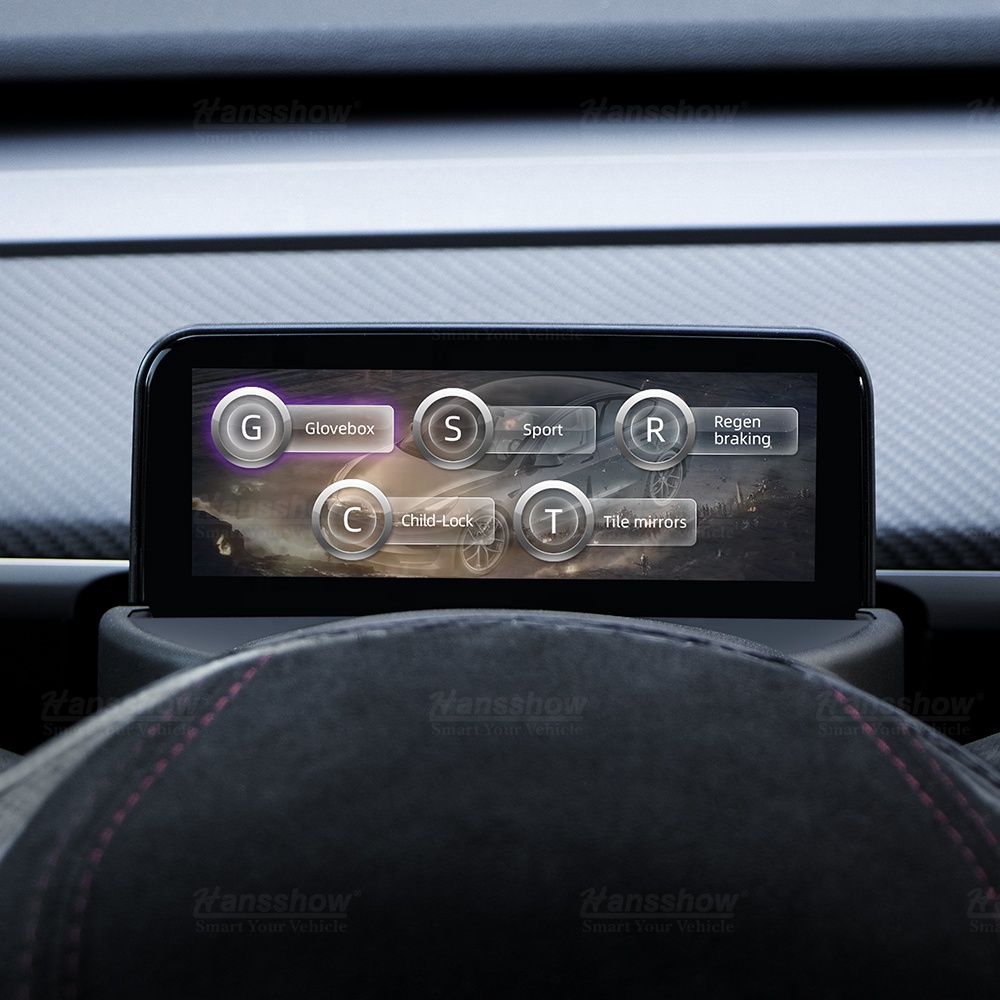 Hansshow Model 3/Y Mini LCD Dash Screen & Driver Display With Five ...