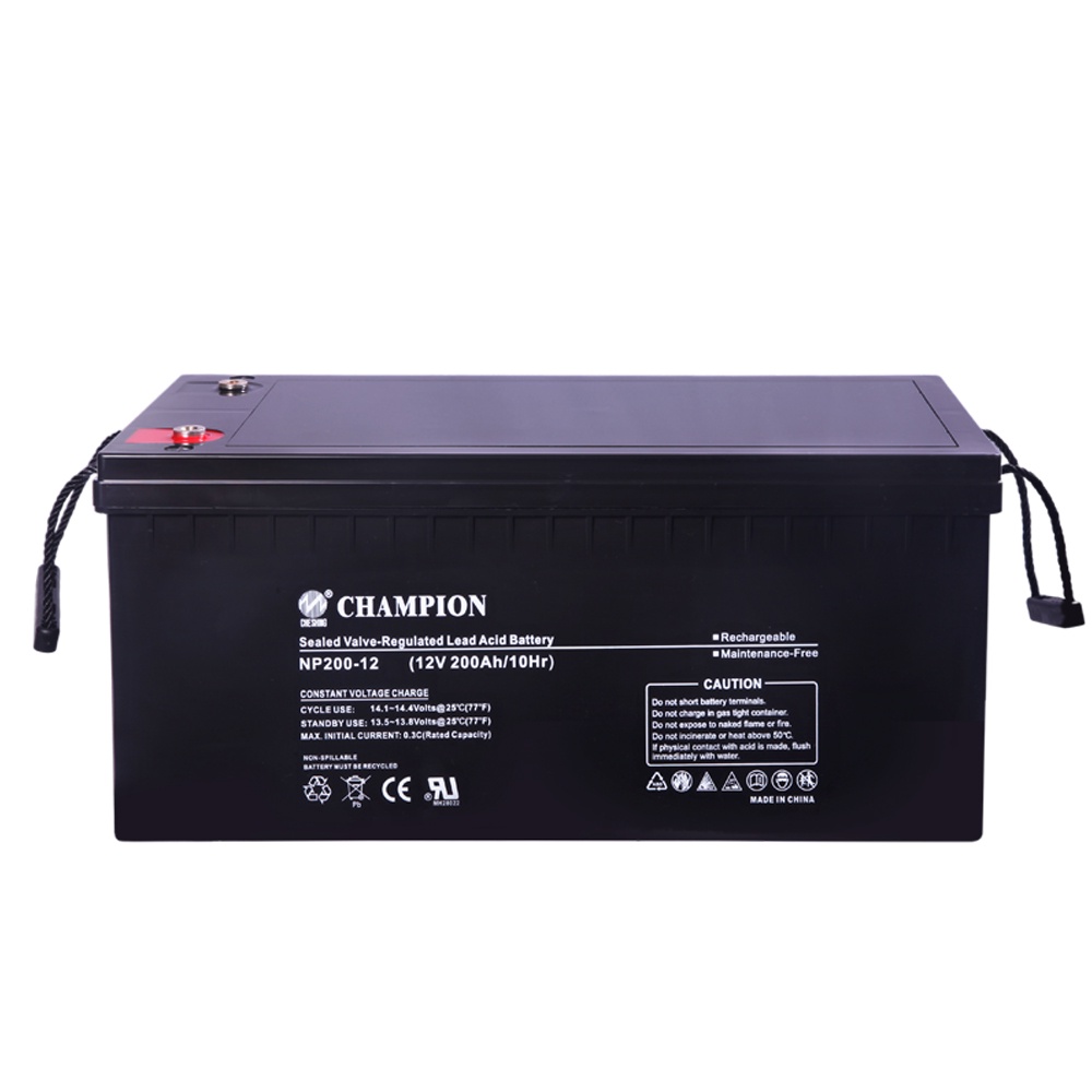 VRLA Deep Cycle Lead acid Battery Champion 12V solar AGM Energy Storage ...