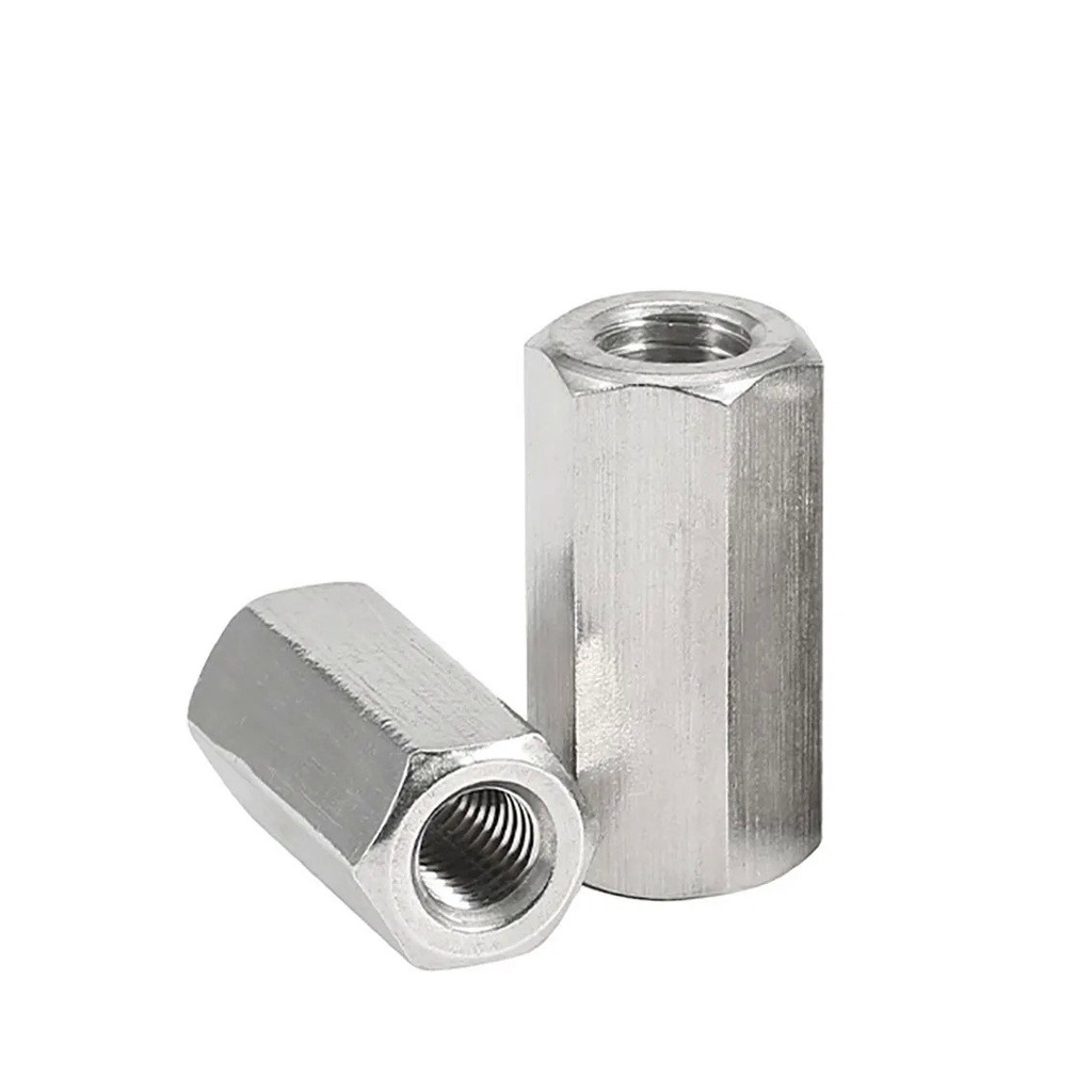 Newly launched 2Pcs M3 M4 M5 Hex Coupling Nuts 304 Stainless Steel Hex ...