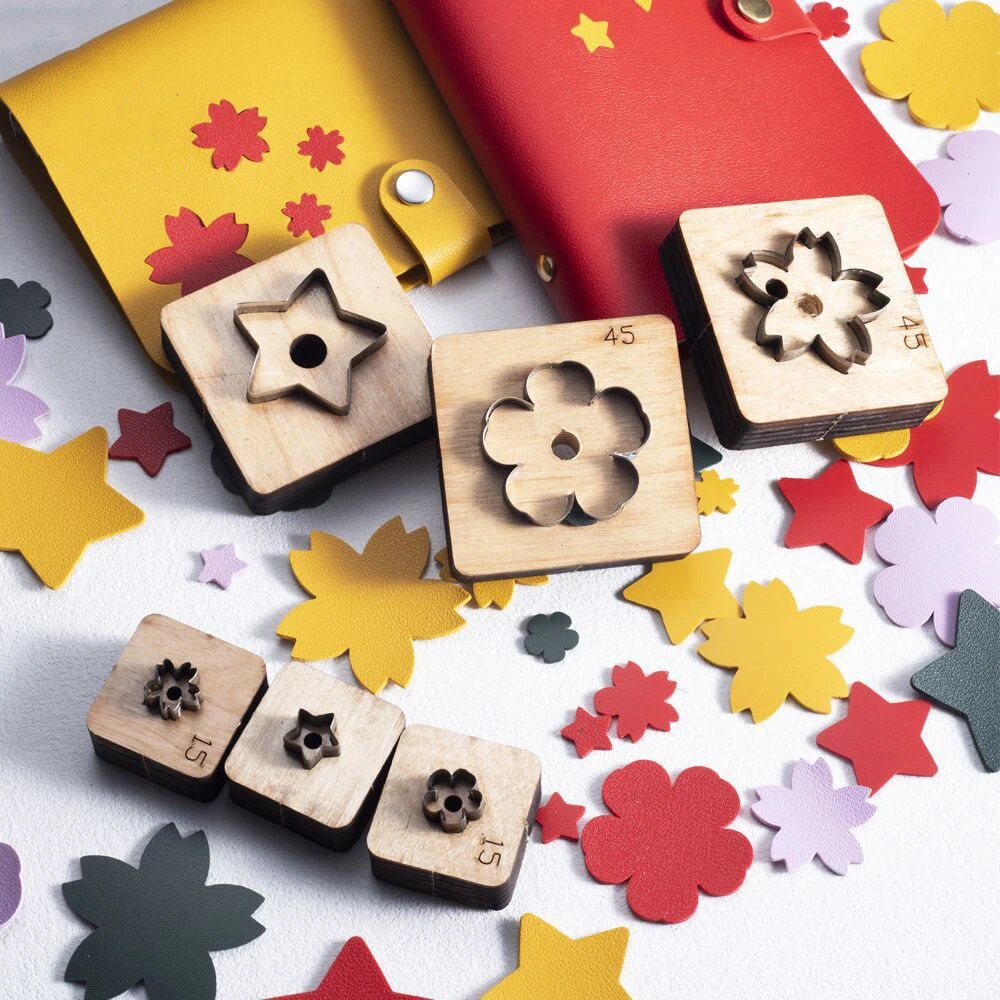 Leather Die Cutter Japan Steel Blade Star Petal Shape Leather Die ...