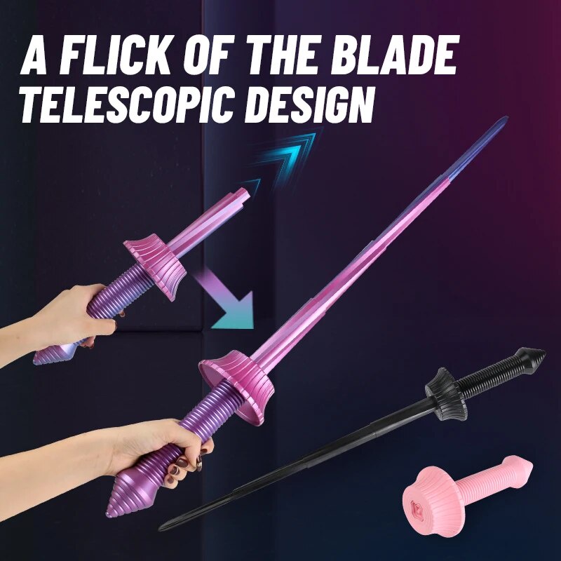 3D Printing Gravity Knife Gravity Retractable Toy Katana Sword ...