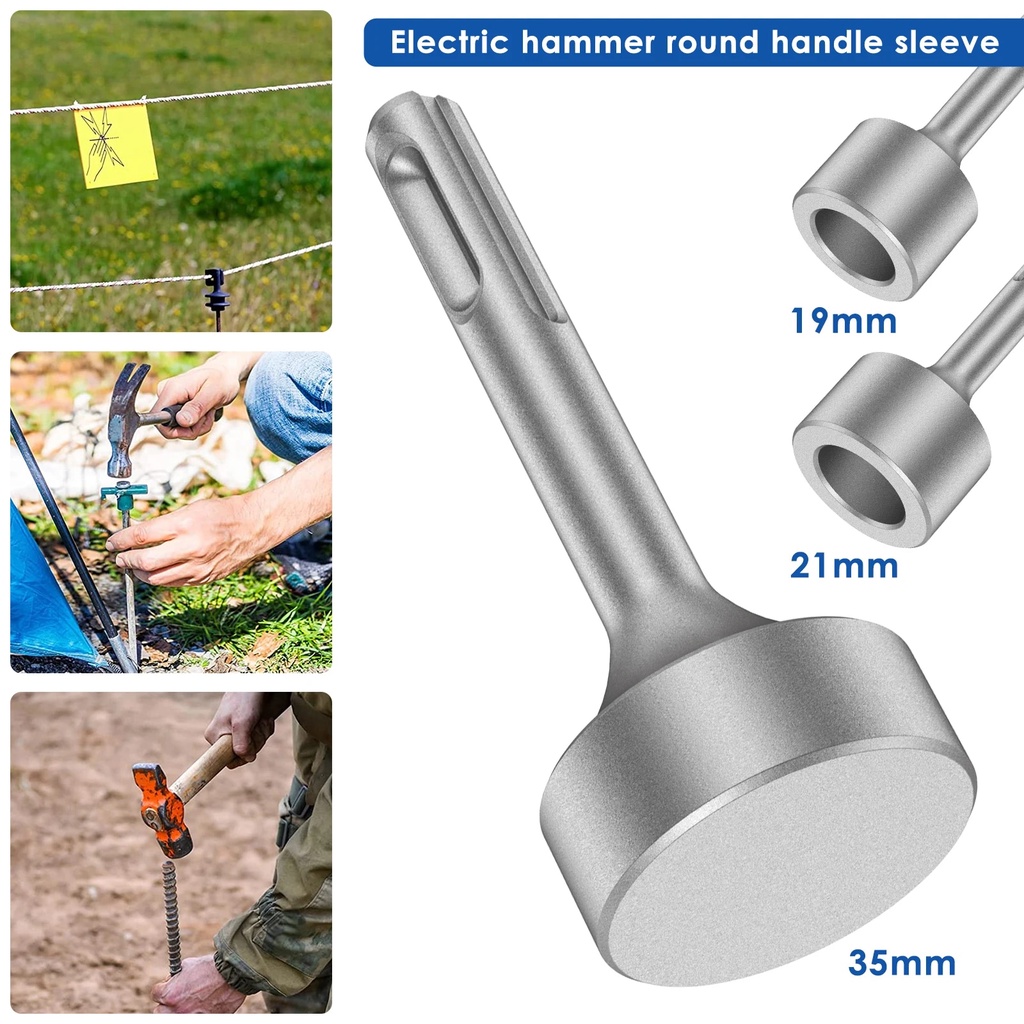 Ground Rod Driver 85mm Steel Drill Bit Driver Wide Compatibility Ground ...