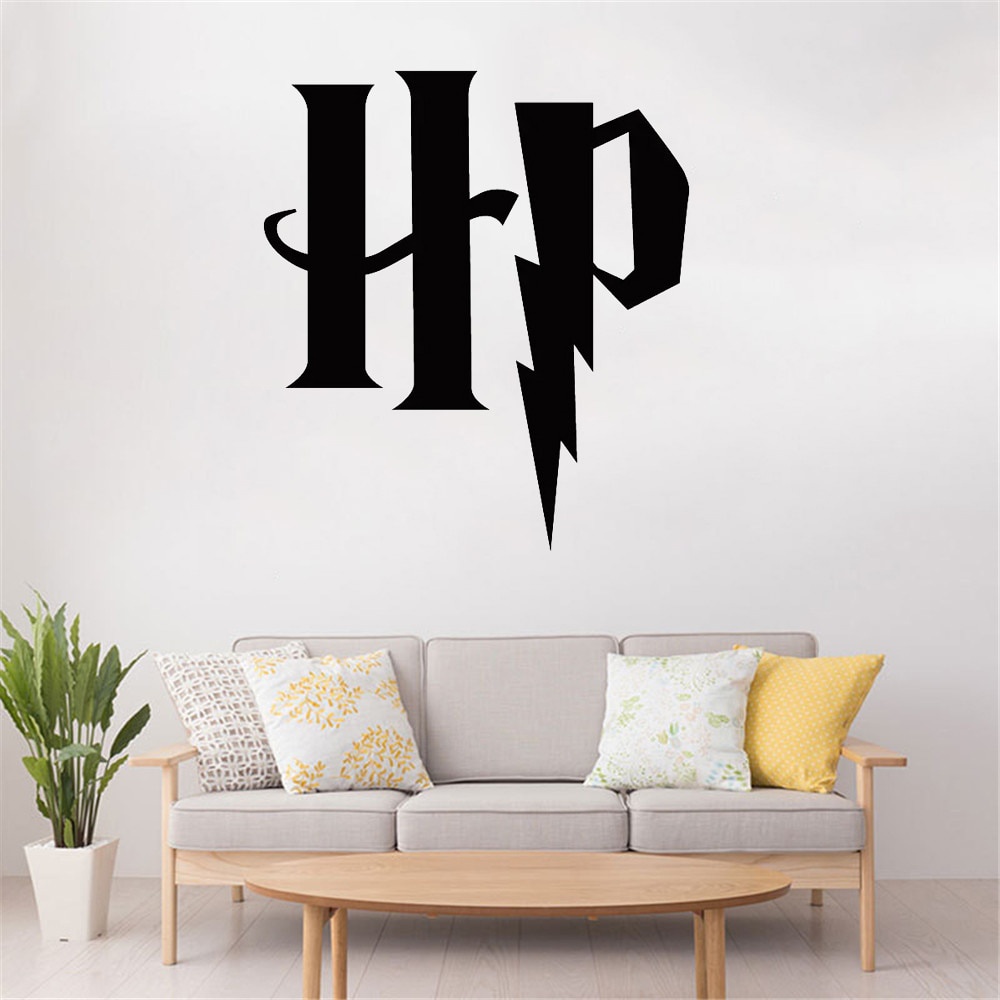 39C Harry Initials Vinyl Wall Sticker Kids Room Home Art Decor ...