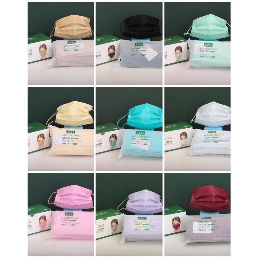 High Quality Mask 3PLY Non Woven Anti Bacterial Mouth Mask 3 Layer Face ...