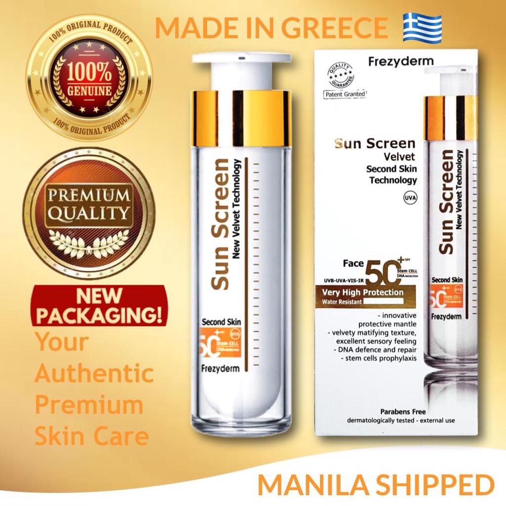 FREZYDERM CLEAR Sunblock Velvet Face SPF50 ONHAND AUTHENTIC GENUINE SPF ...