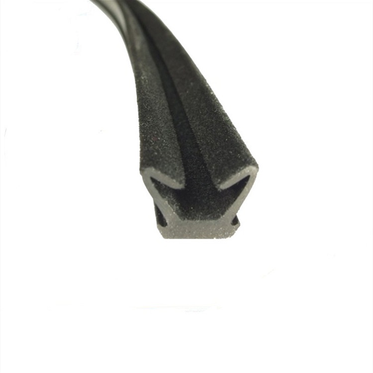 Rubber car seal auto glass window run channel flocked seal strip ...