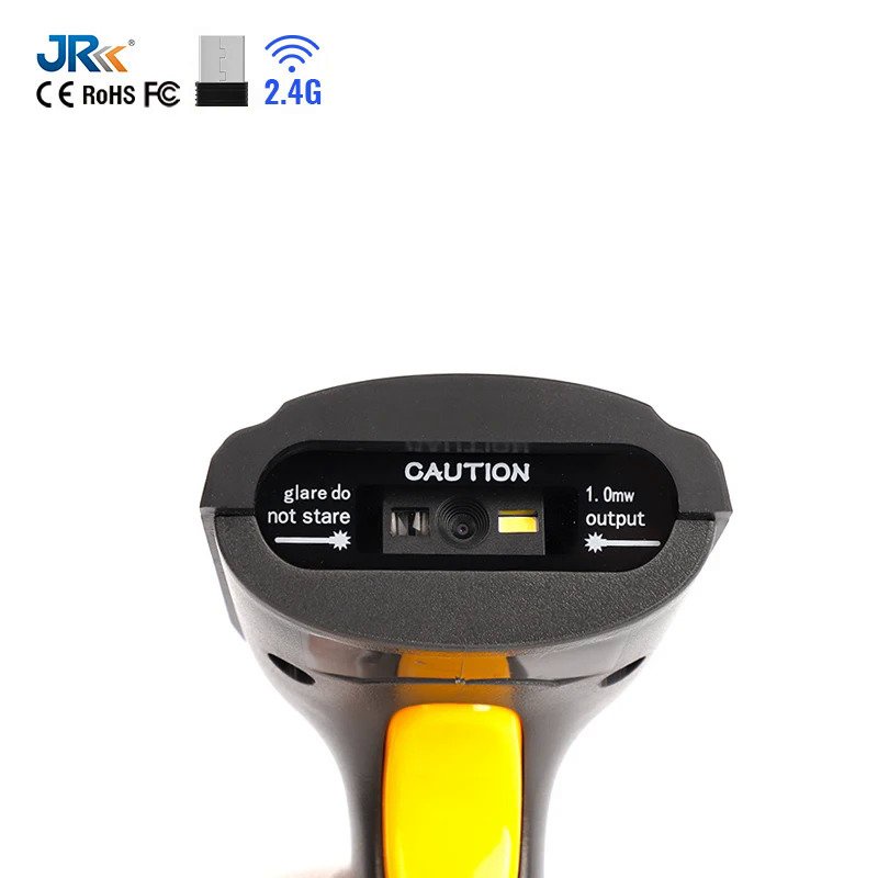 JR HC-6506W Handheld Wireless Barcode Scanner 1D 2D QR Barcode Scanner ...