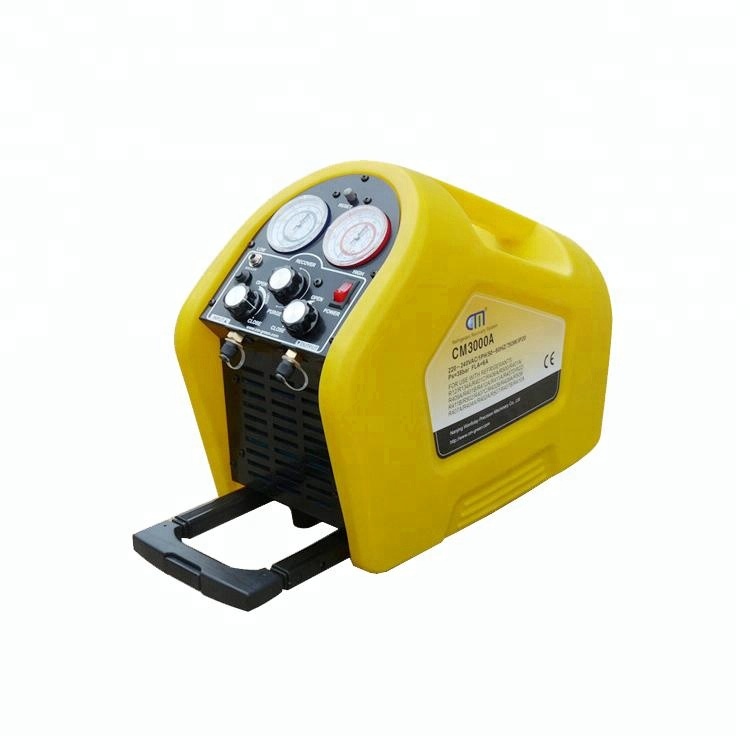 Oil Free 1HP Compressor R134A Gas Refrigerant Recovery Unit Recharging ...