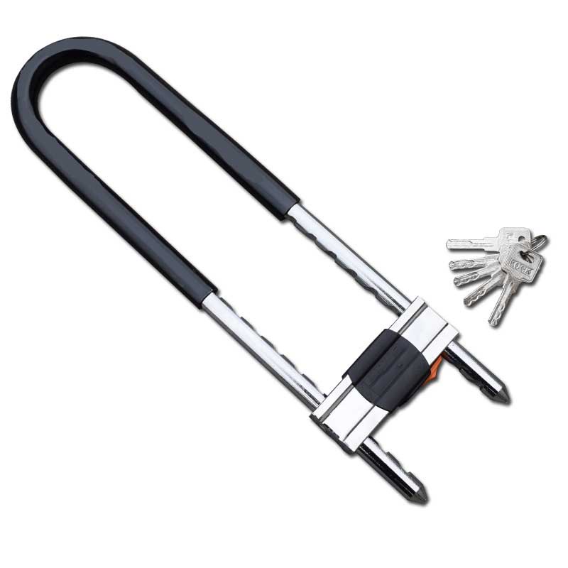 Extended U shaped lock double door anti theft lock office glass door ...