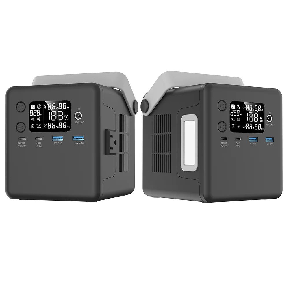 LiFePO4 Battery Emergency Solar Generator Rechargeable Backup Power ...