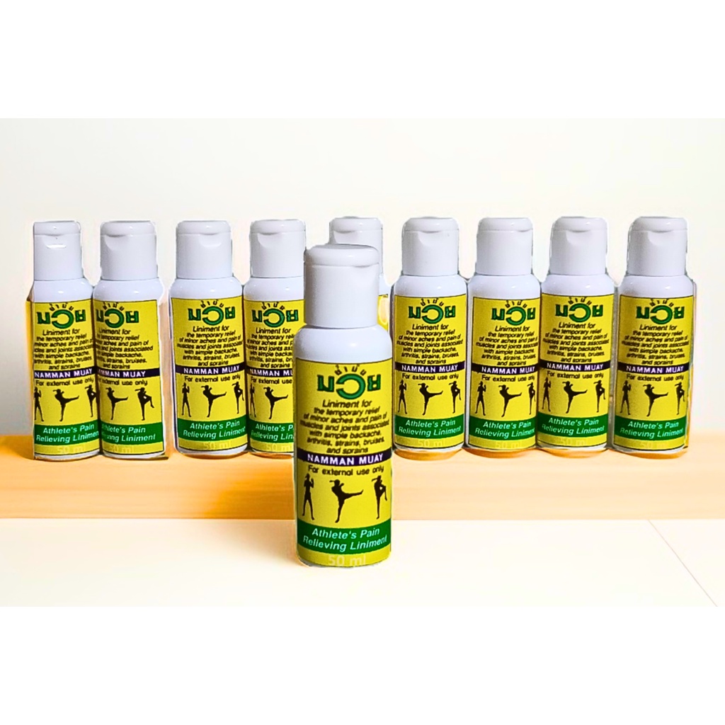 Original Namman Muay Thai Boxing Liniment massage Oil (Made in Thailand ...