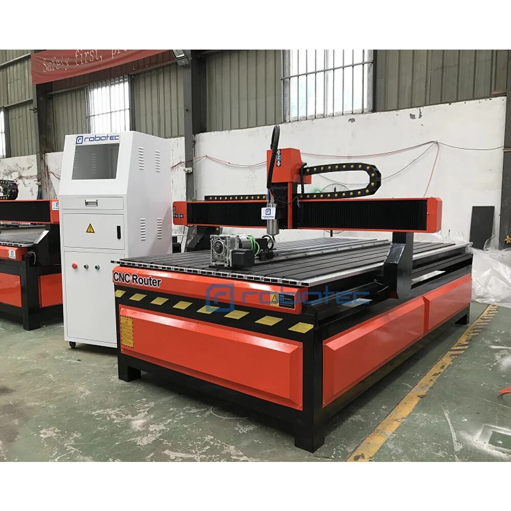 ♥Robotec 1224 CNC adverticing milling machine/Aluminum table wood ...