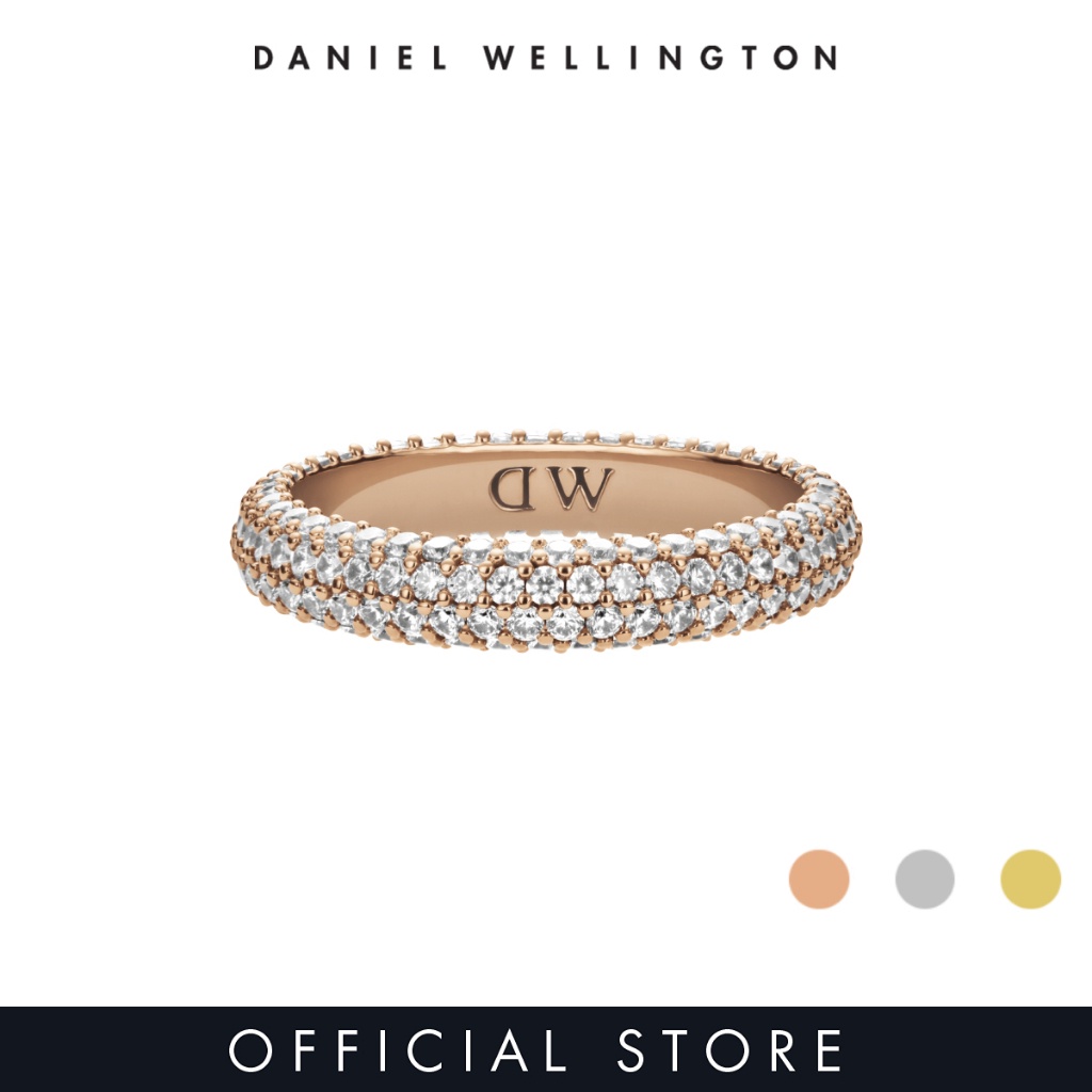 Daniel Wellington Pavé Crystal Ring Rose Gold / Silver / Gold Fashion ...