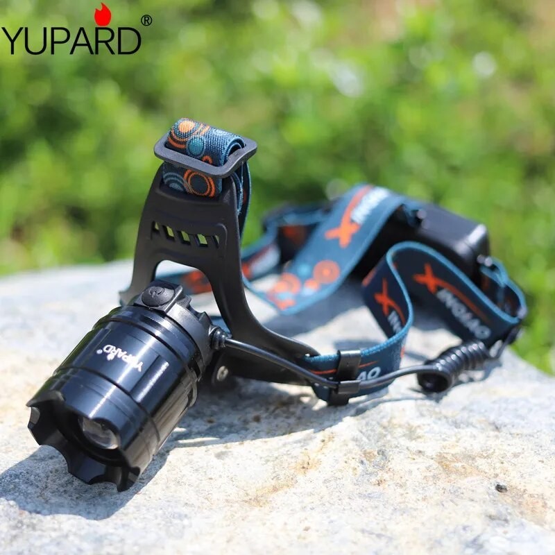YUPARD zoomable Q5 5W LED Head Light HEADLAMP FLASHLIGHT hunting ...
