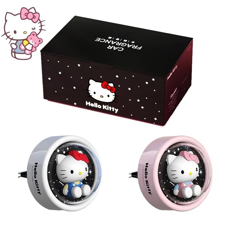 Kawaii Hello Kittys Y2K Sanrio Car Starry Sky Aroma Therapy Cute Anime ...