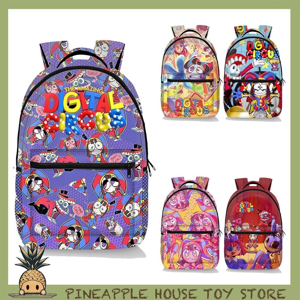 The Amazing Digital Circus Jax Backpack Cute School Bag Theater Rabbit ...