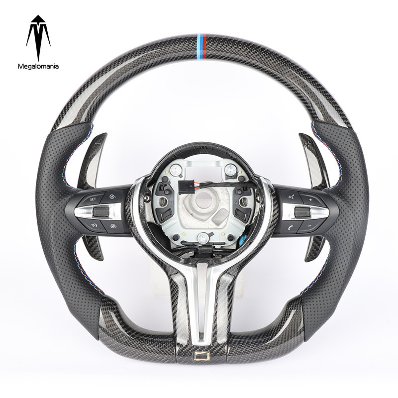 Genuine Carbon Fiber Steering Wheel for BMW M2 M3 M4 M5 M6 X5M X6M F80 ...