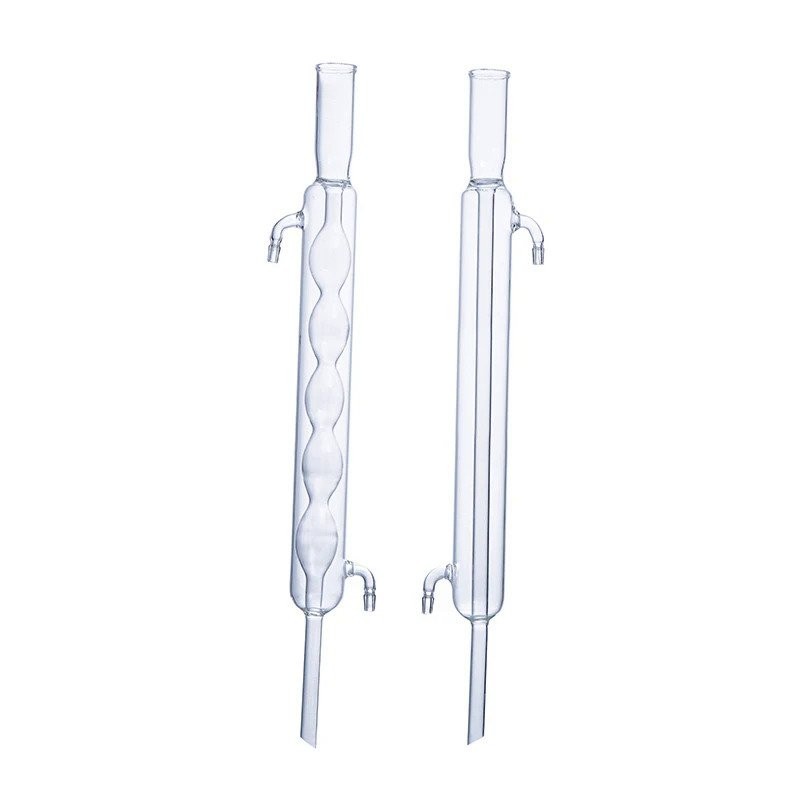 Laboratory Chemistry bulb Inner Tube glass allihn Condenser tube with ...