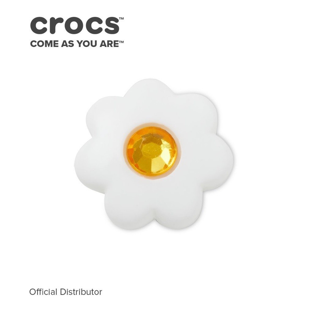 Crocs Jibbitz Tiny White Flower | Shopee Philippines