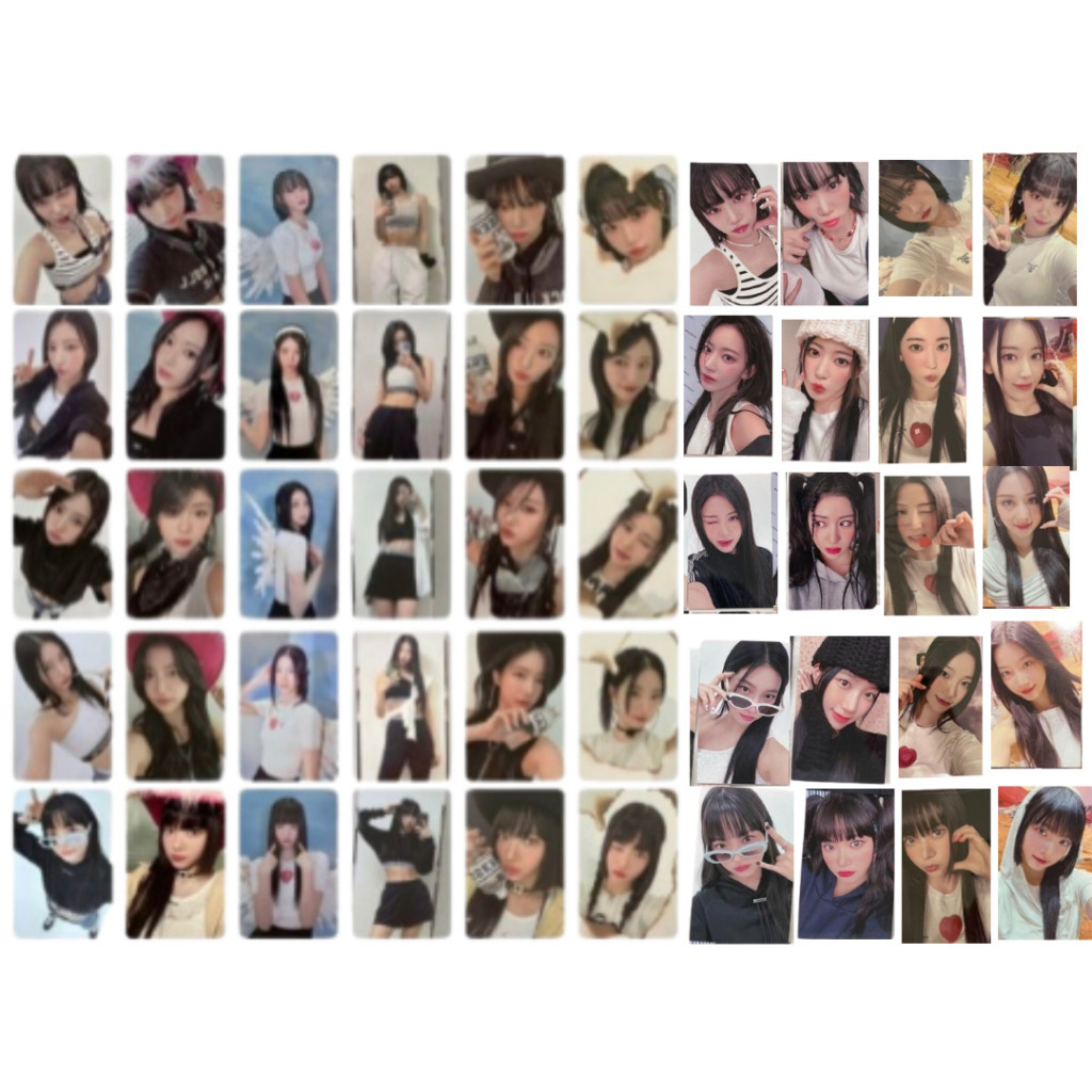 LE SSERAFIM LESSERAFIM UNFORGIVEN OFFICIAL PHOTO CARD STANDARD COMPACT ...