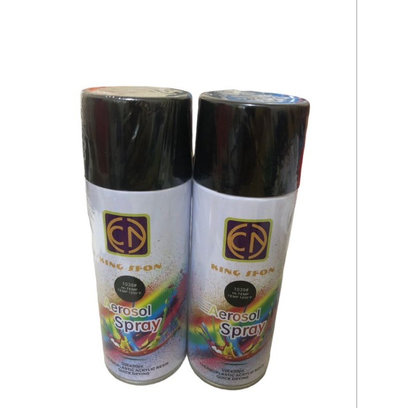 king sfon spray paint (matte black)1piece | Shopee Philippines