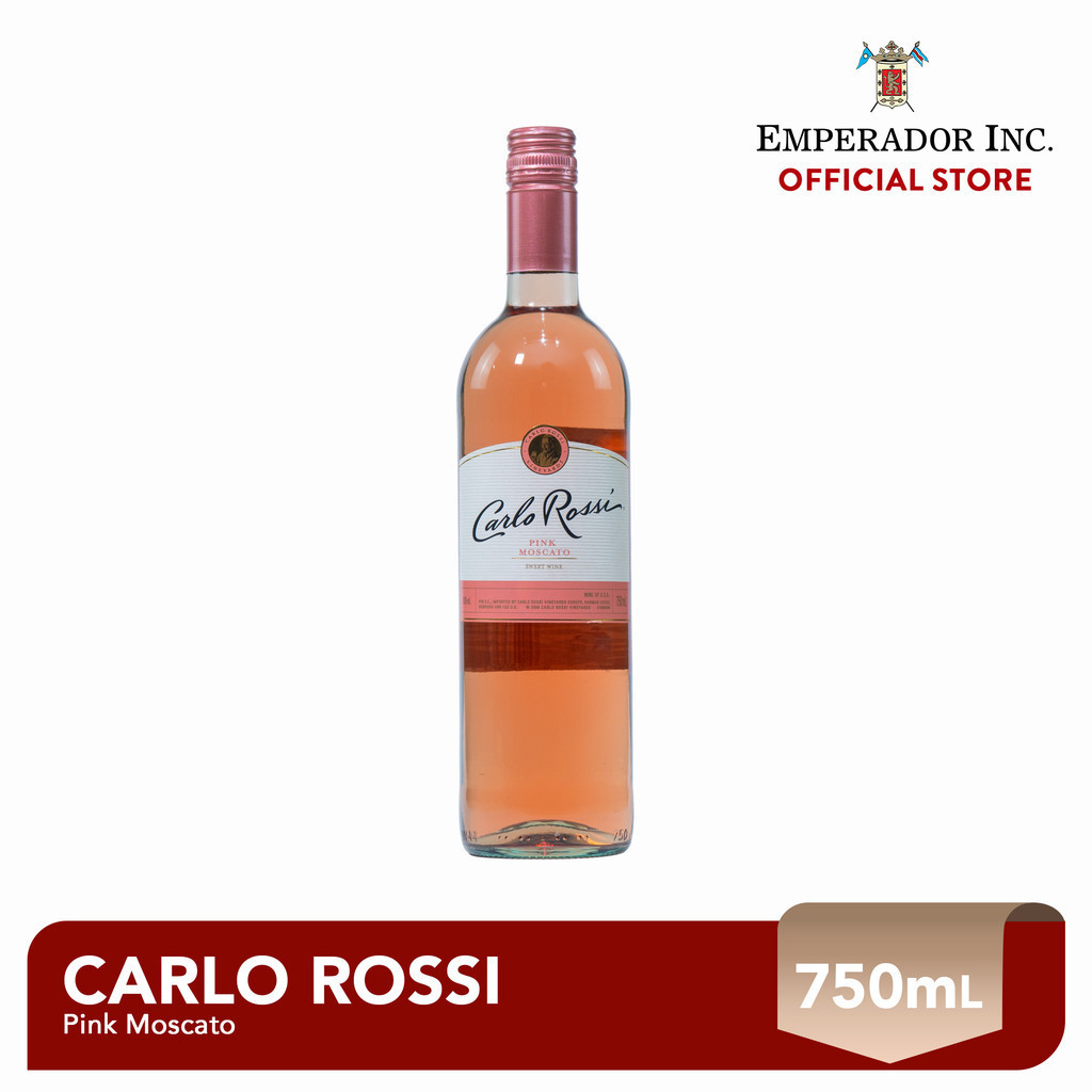 Carlo Rossi Pink Moscato Sweet Wine 750ml | Shopee Philippines