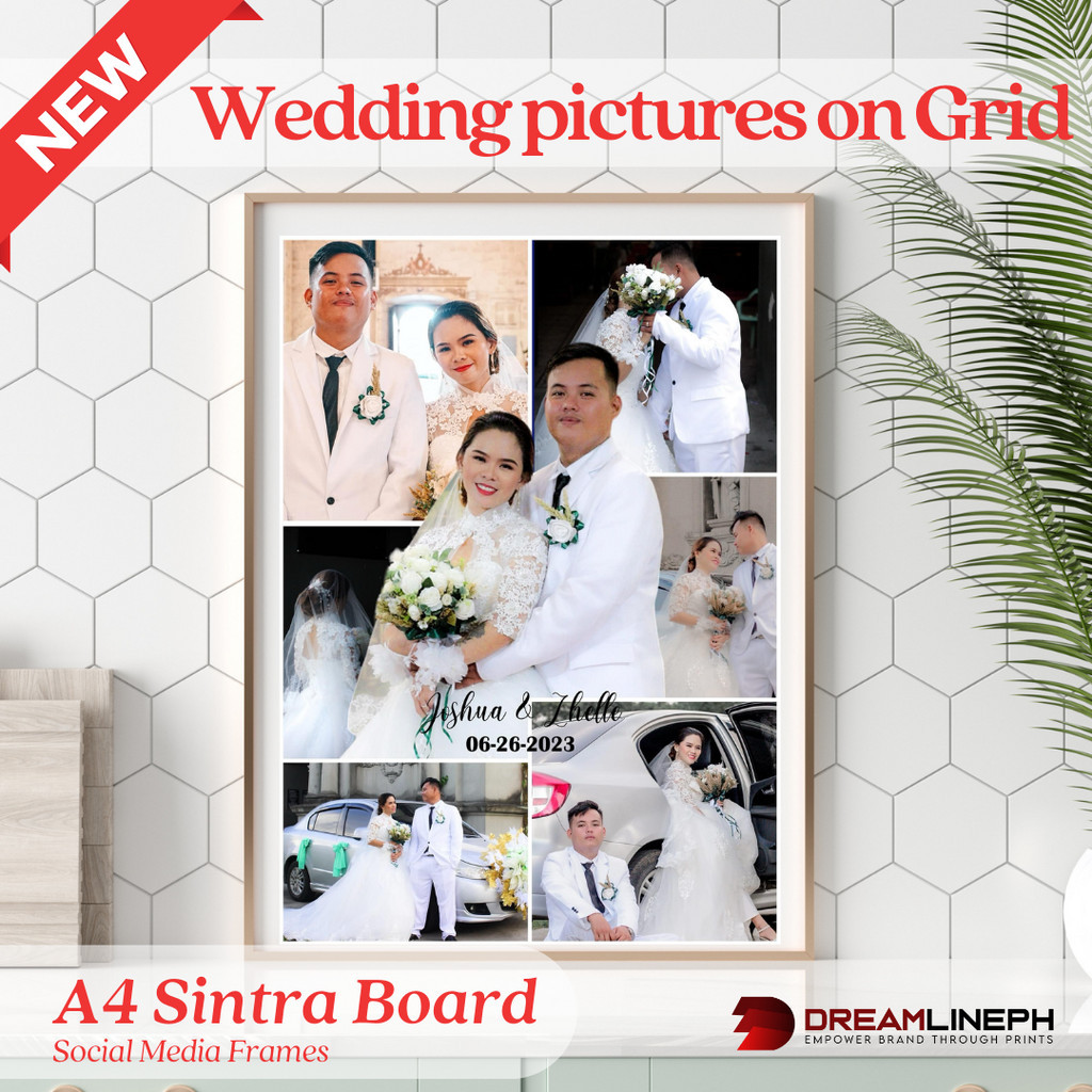 Wedding Pictures Sintra Board Frames Grids | Shopee Philippines