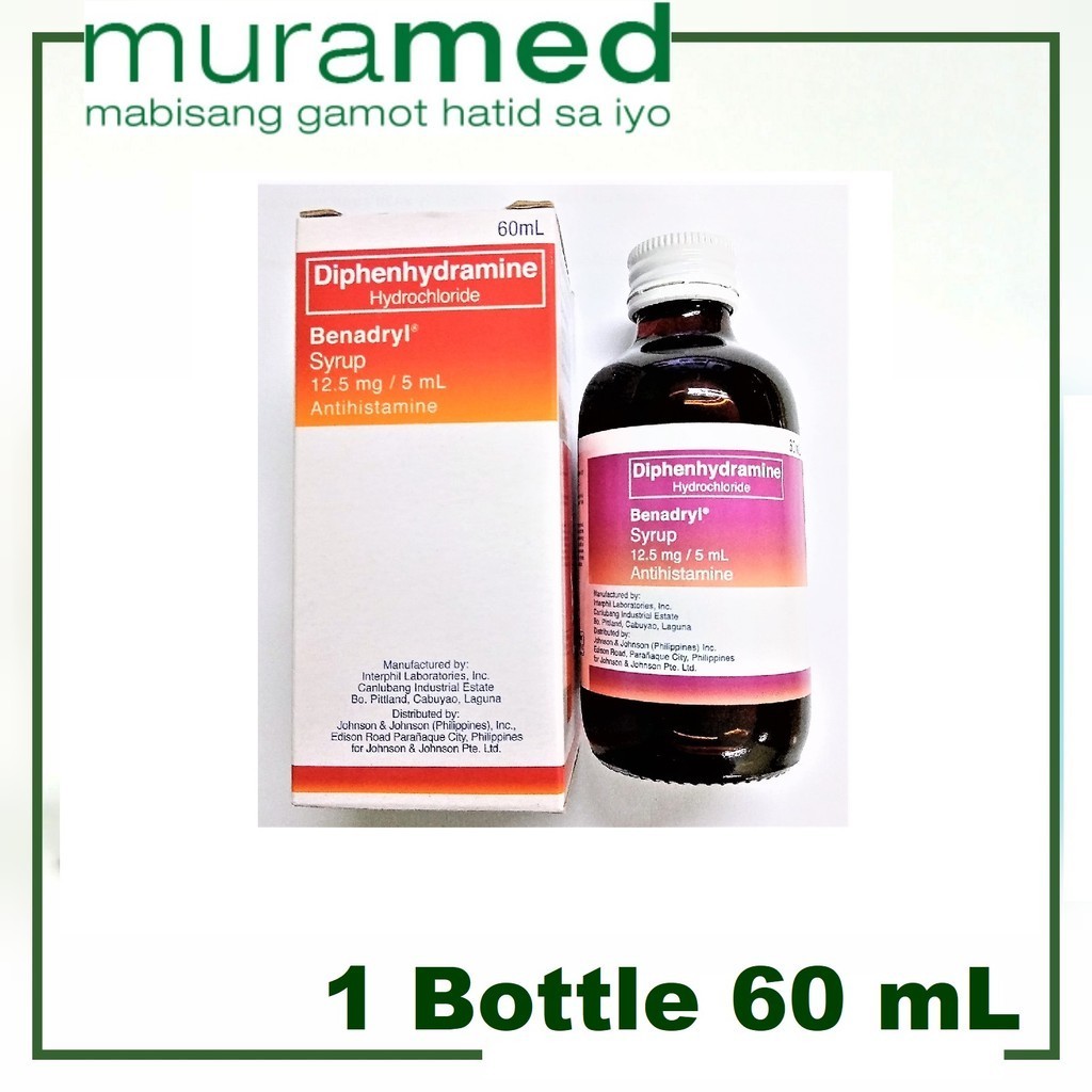 springtime Diphenhydramine Benadryl HCl 60 Syrup mL | Shopee Philippines