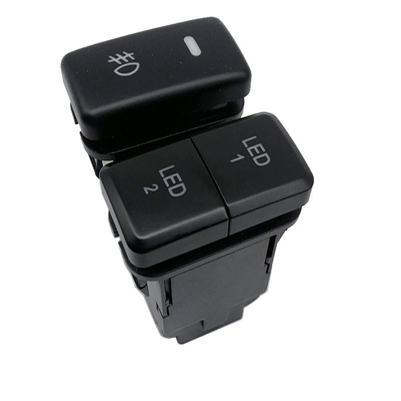12V Push Button Switch w/LED Background Indicator Lights for Fog Lights ...