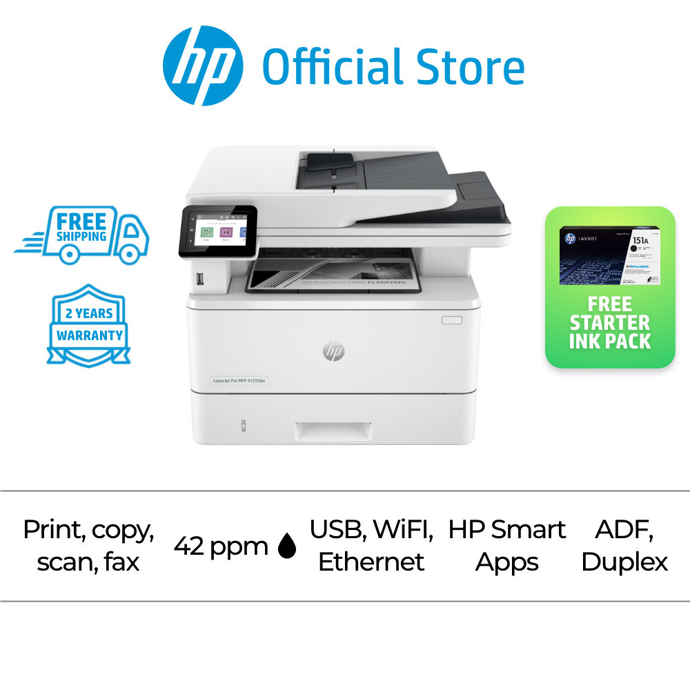 HP LaserJet Pro MFP 4103FDW | Shopee Philippines