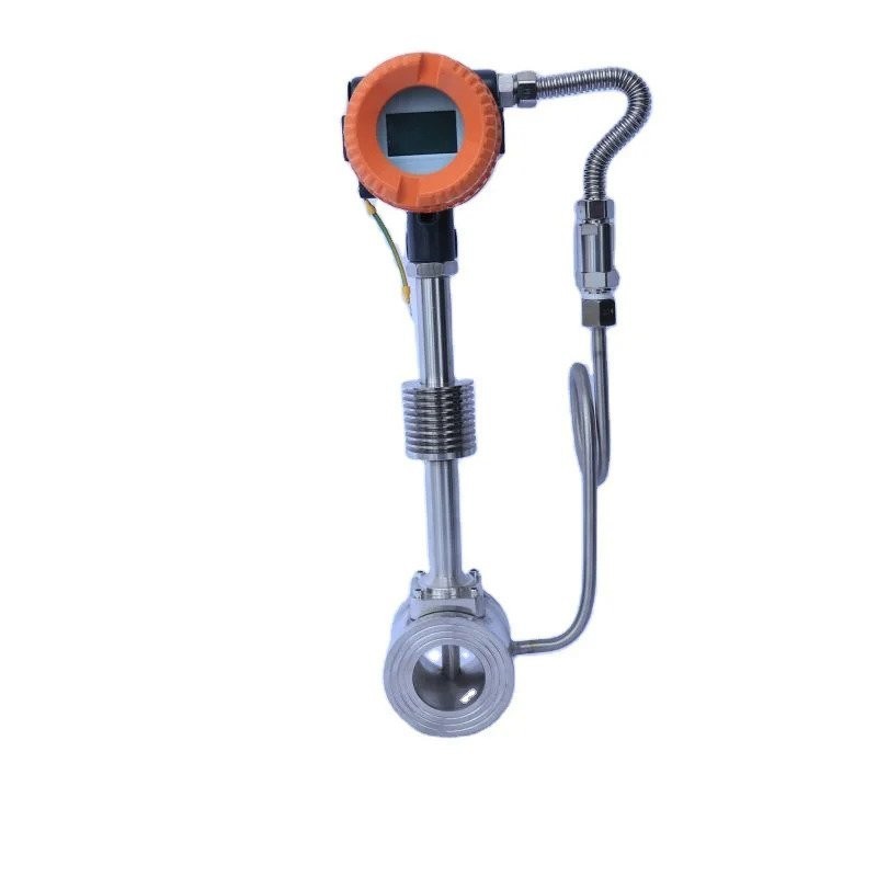 RS485 nitrogen gas liquid oxygen air steam flow meter flange-clamp ...