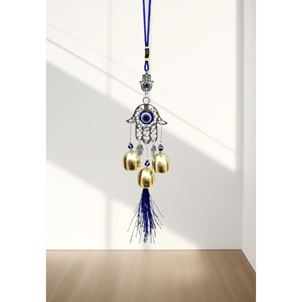 Evil Eye with Horseshoe Design blue eye good luck charms | Shopee ...