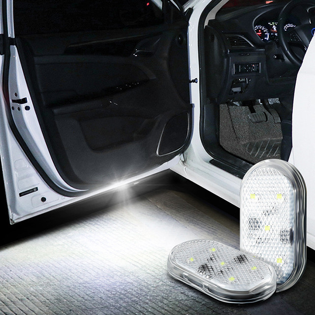 Car door sensor security light car interior LED welcome light no need ...
