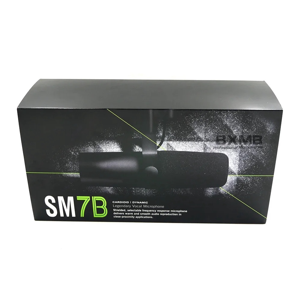 SHURE SM7B Cardioid Dynamic Microphone Studio Selectable Frequency ...