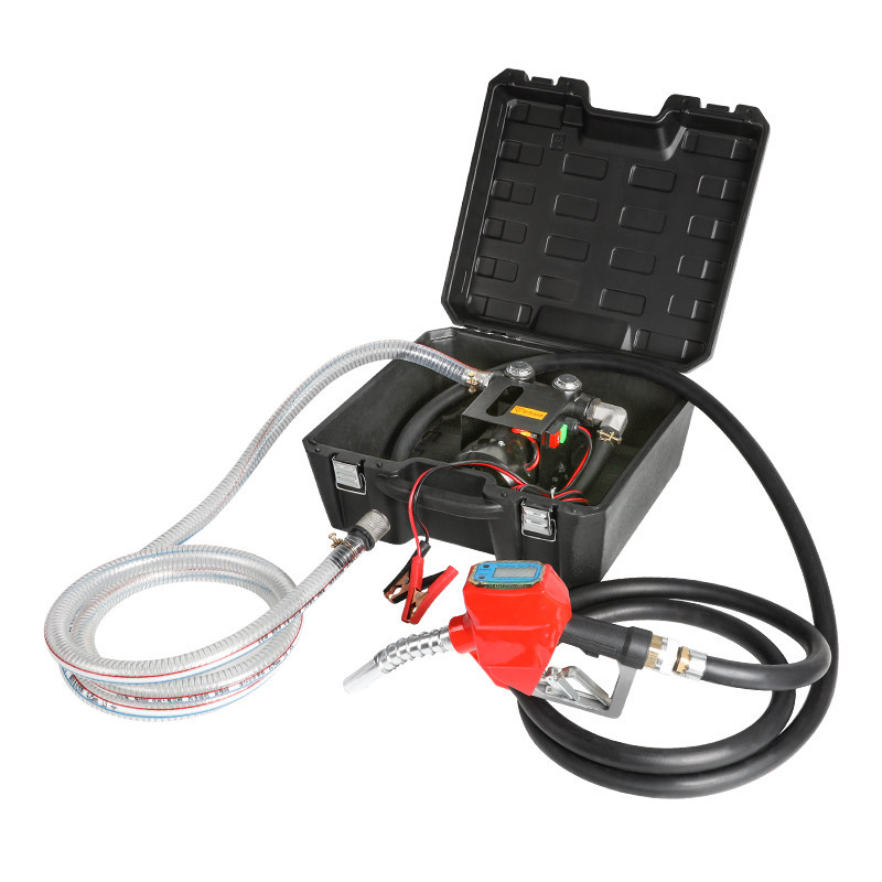 Cavitt Large Flow Portable Fuel Pump 12/24V Diesel Transfer Pump Set ...