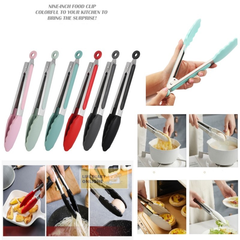 Home Silicone Food Clip Silicone Tongs Kitchen High Temperature ...