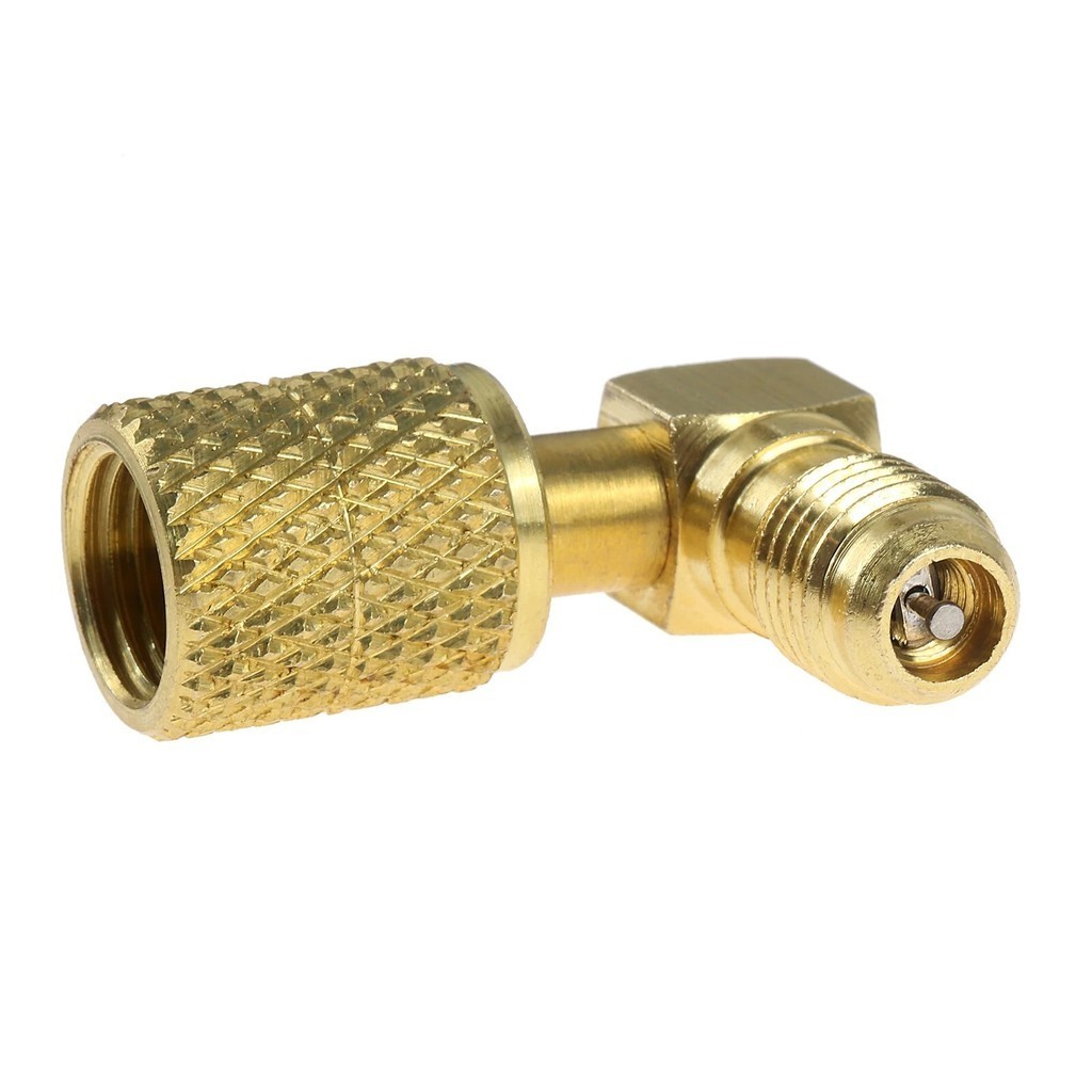 R410a Adapter R401a|brass 5/16 Sae Male To 1/4 Sae Female Adapter For ...