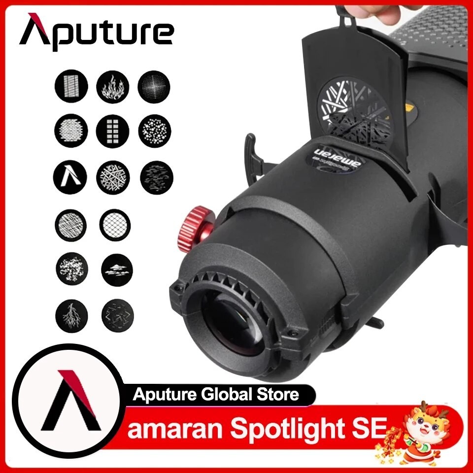 ⊰Aputure Amaran Spotlight SE Kit Lightweight Spotlight Cartridge Bowens ...