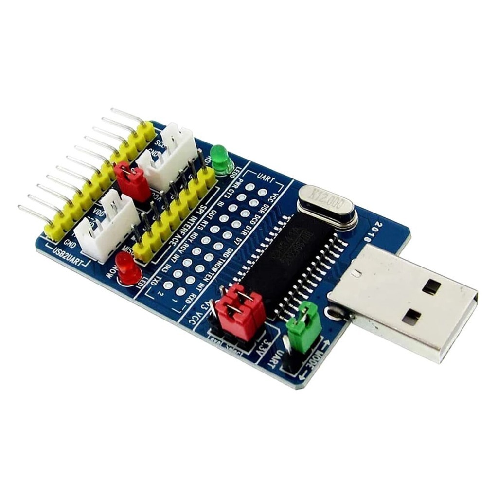 ☑CH341A Serial Port Parallel Port Converter USB to I2C IIC SPI ISP UART TTL Serial Adapter EPP/G ...