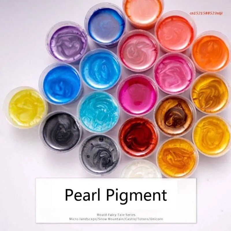 41Color Pearlescent Mica Powder Epoxy Resin Dye Pearl Pigment Jewelry ...