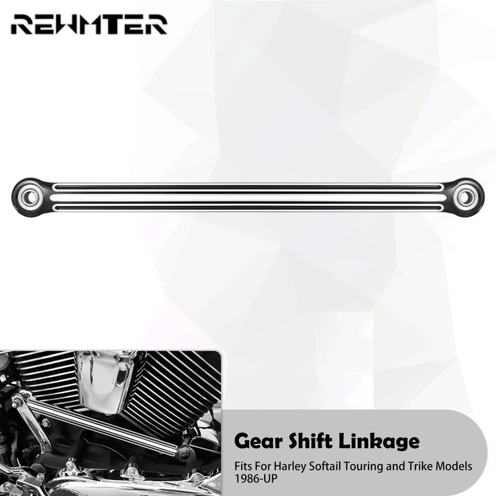 Motorcycle 330mm Gear Shift Linkage Lever Black For Harley Touring ...