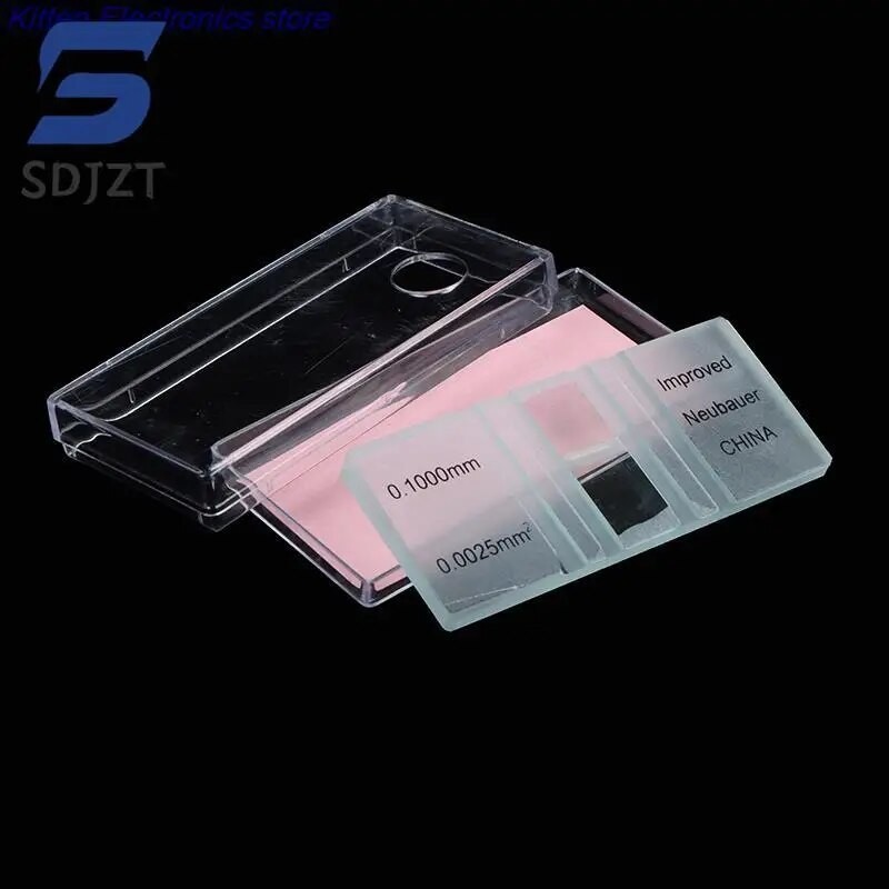 Blood Cell Count Plate Glass Microscope Slide With Grid Counting ...