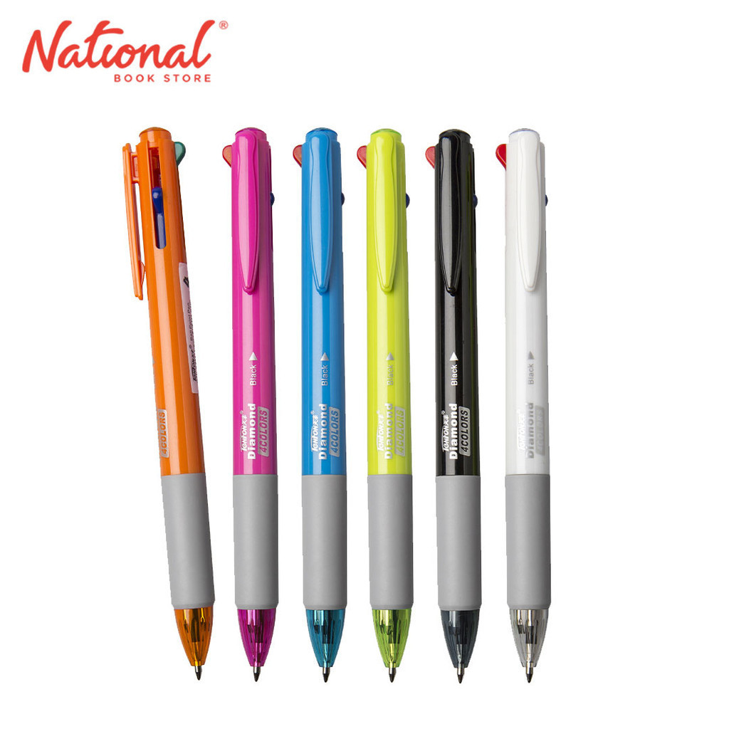 4 Color Ballpoint Pen Retractable 0.7mm B-551 (barrel color may vary ...