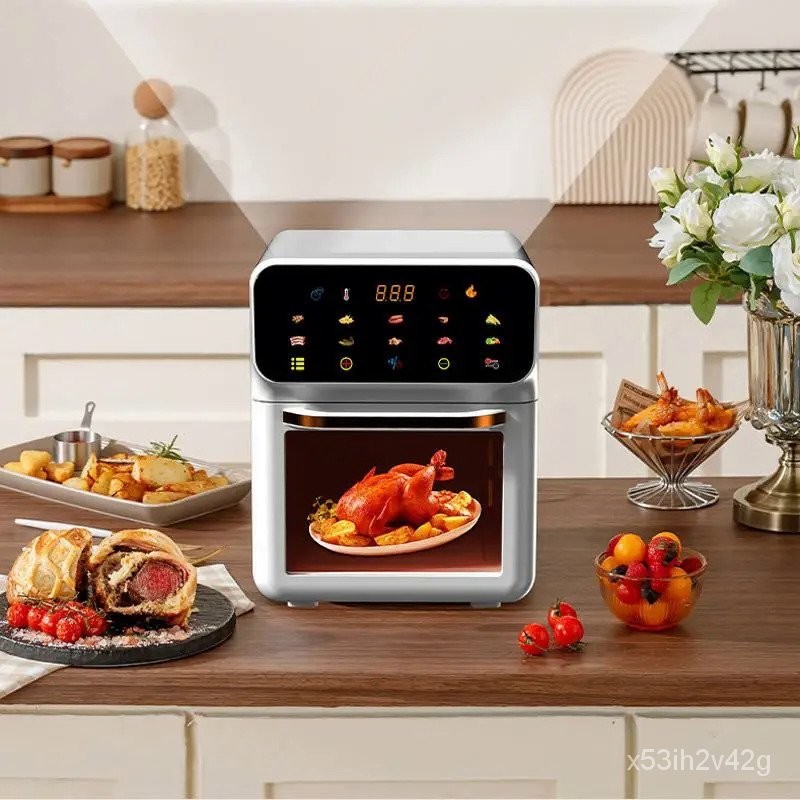 F0I3 1700W Stainless Steel Air Fryer Toaster Oven Small Kitchen ...