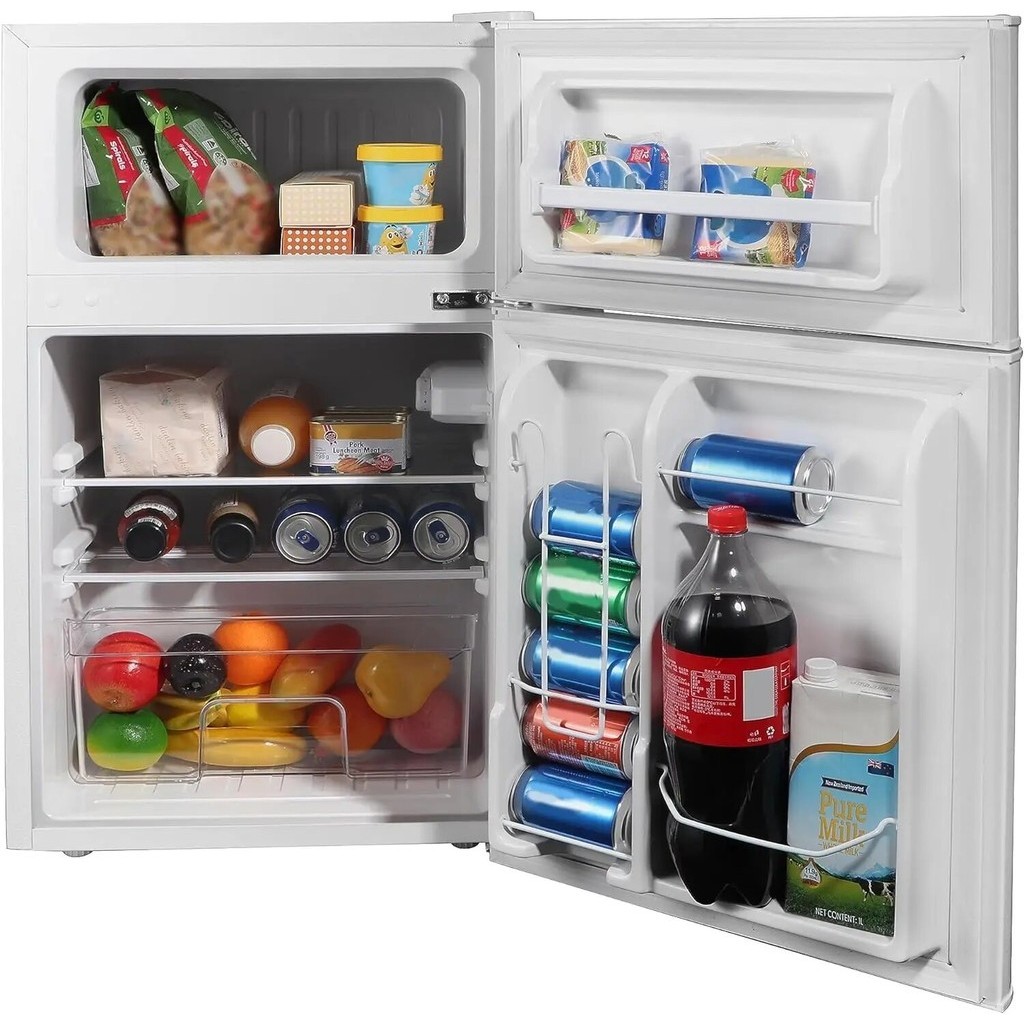 Dual Door Refrigerator Ample Storage Customized Temperature Control ...